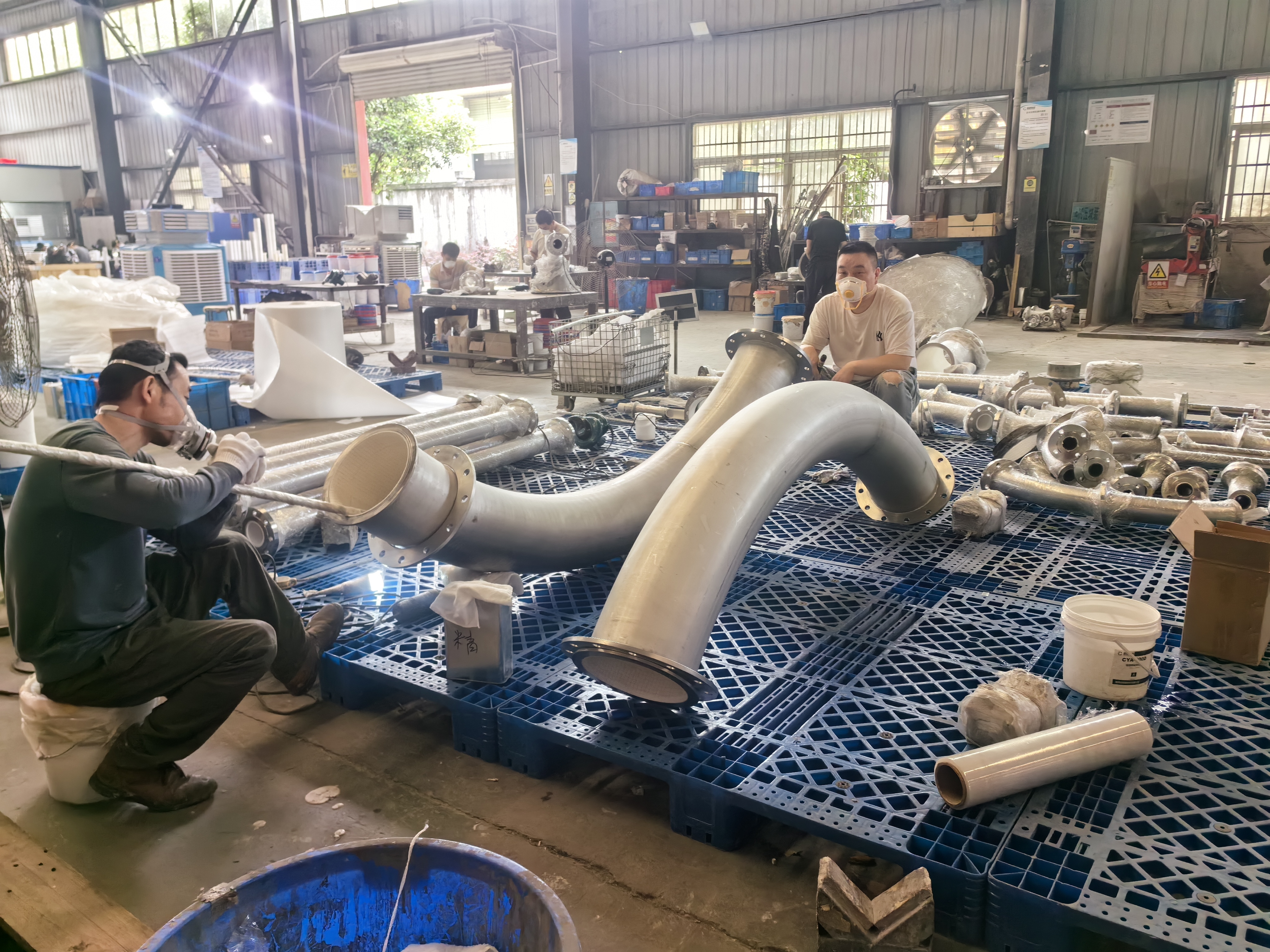 Ceramic Lining Installation