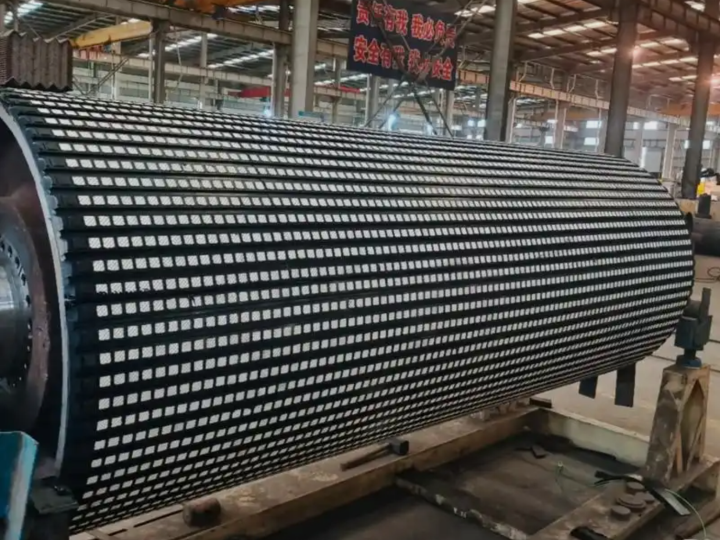 Ceramic drum with rubber coating
