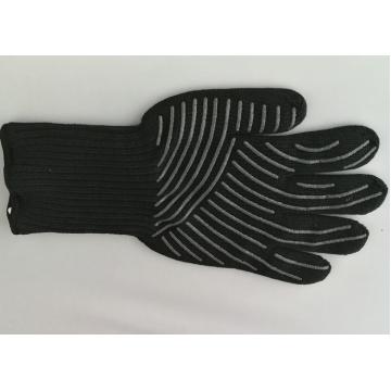 Quality Silicone Cooking Heat Resistant Gloves 500℃ High Temp Resistance Non Slip for sale