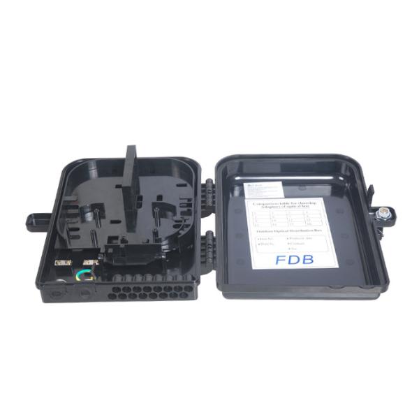 Quality 24 Core Outdoor Fiber Optic Distribution Box ABS PC Wall Hanging Pole Installati for sale