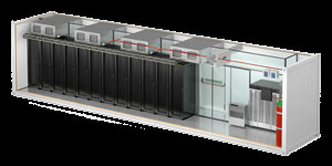 Quality Prefabricated Container Data Center with In Row Precision Air Conditioner, for sale