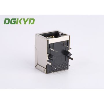 Quality Right Angle Dip Modular Jack 8P8C Rj45 With Transformer Surface Mount for sale