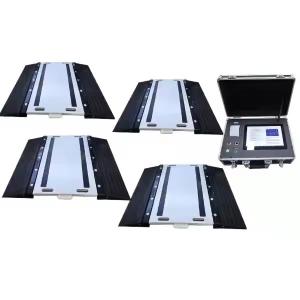 Quality Portable Axle Load Scales Powered By DC 12V Lithium Battery With Touch Screen for sale