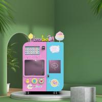 Quality Fully Automatic Cotton Candy Vending Machine GPS Positioning L650*W1300*H1750mm for sale