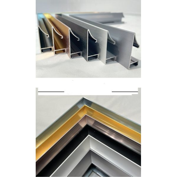Quality Custom Size Metal Photo Frame Canvas Poster Frames Molding for Personalized Wall for sale