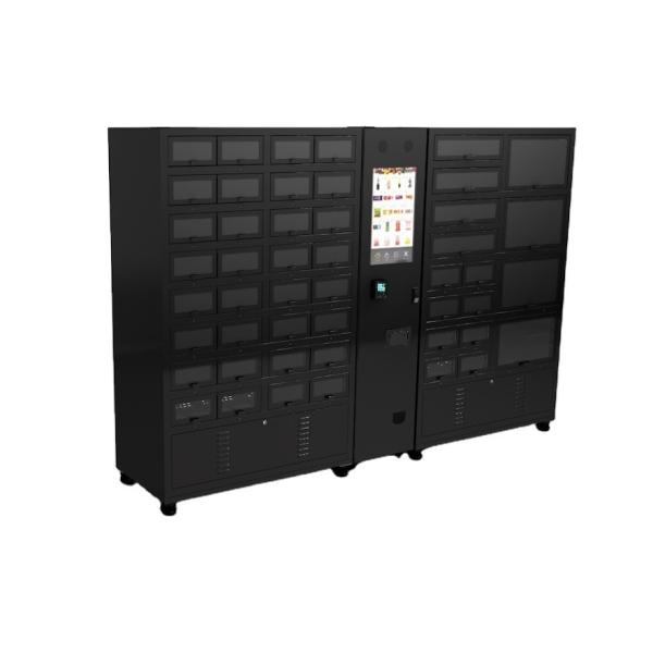 Quality Customized Locker Size Cake Meat Flower Seafood Refrigerated Cabinet Vending for sale