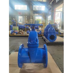 Quality DIN2533 F5 Pipeline Gate Valve Resilient Seated Sluice Valve Cast Iron for sale
