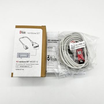 Quality TPU Rainbow 20Pin SpO2 Extension Cable MD20-12 for Original M-asimo 4073 RD SET for sale