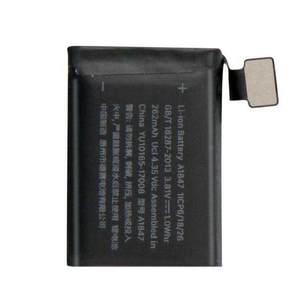 Quality AAA Apple Series 3 38mm A1847 Lithium Watch Battery Replacement UL2054 for sale