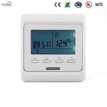 Quality Temperature Control Underfloor Water Heating Room Thermostat Wired 7 Day for sale