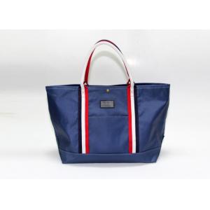 Quality Nylon Polyester Washable Tote Bags Deep Blue Reusable Tote Shopping Bags for sale