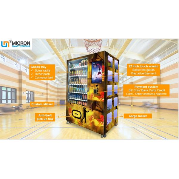 Quality Basketball Drinks Combination Vending Machine Support Electronic Wallet Payment for sale