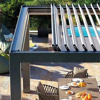 Quality New technology outdoor motorized retractable pergola for sale