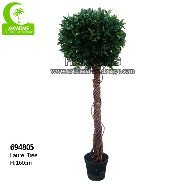 Quality No Nursing Height 160cm Artificial Topiary Tree For Restaurant for sale