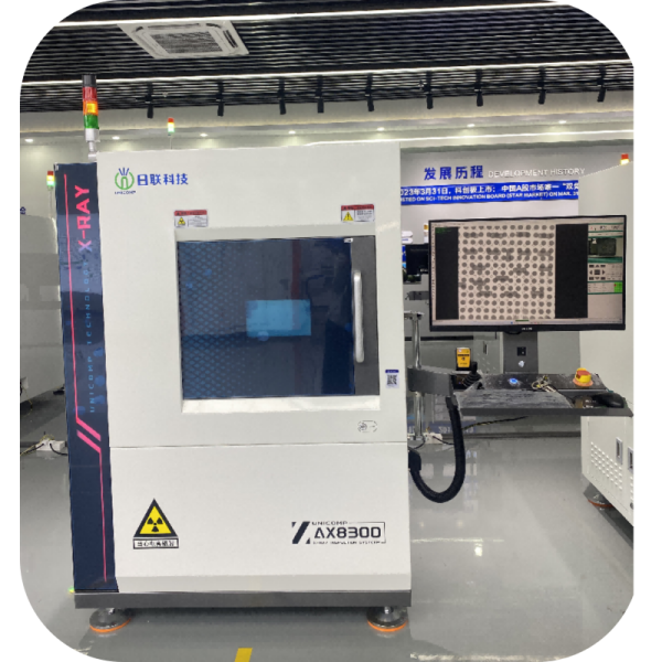 Quality BGA Void  Solder Joint Inspection UNICOMP AX8300 X-ray System for PCBA Manufacturing Quality Assurance for sale