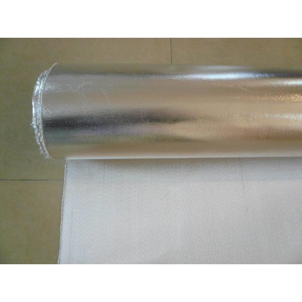 Quality Lightweight Aluminized Fiberglass Fabric Cloth AL7628 Good Chemical Resistance for sale
