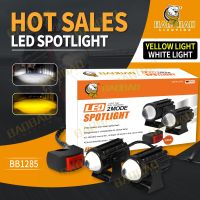 Quality Black Case Flashing Light Motorcycle Universal LED High Brightness Headlight for sale