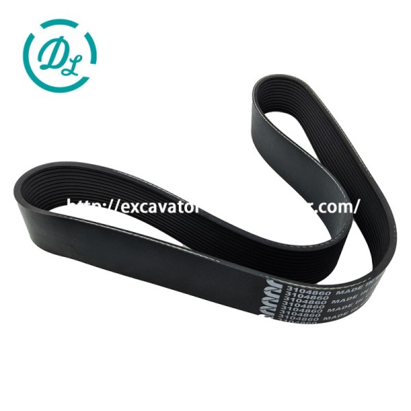 Quality EexcavaStart Cummins QSX15 V Ribbed Belt 3104860 3681796 12PK1010 for sale