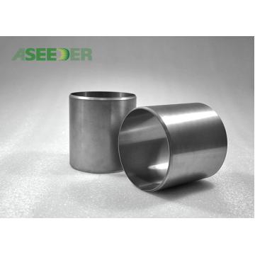 Silver Tungsten Carbide Sleeve Insert / Radial Bearing Sleeve Sandblasting