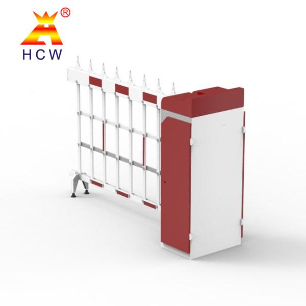 Quality Intelligent Parking Lot Airborne Boom Barrier 160W Brushless DC Motor Fence Type for sale