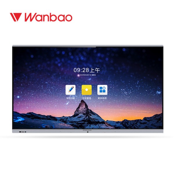 Quality School Office Smart Interactive Whiteboard 75'' LED 4K IR Touch Digital TV for sale