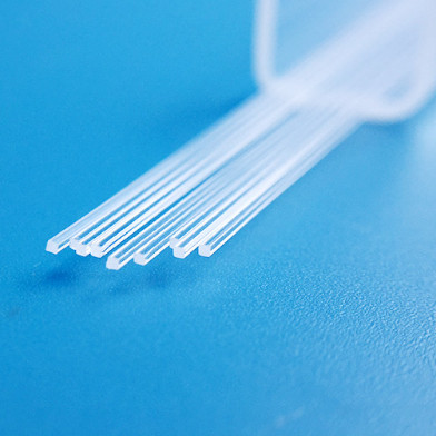 Quality Quartz Glass Rod Rectangular Polishing Clear 99.99% Pure Quartz for sale