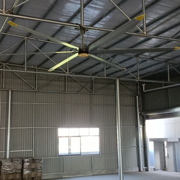 Quality 1.5KW Hvls Industrial Workshop Ceiling Fan Ventilator Air Cooler Devices for sale