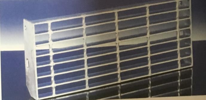 hot dipped galvanized steel grating used for stair tread