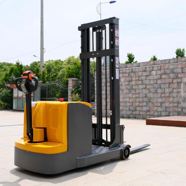 Quality Electric Counterbalanced Walkie Stacker Capacity 3300lbs Lifting Height 177inch for sale