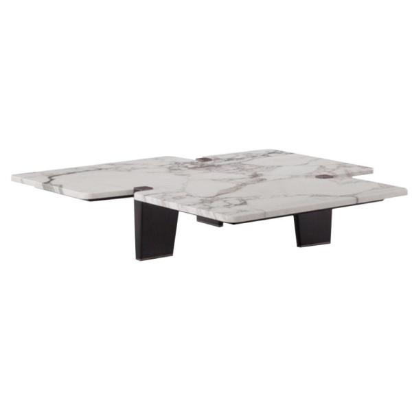 Quality High End Coffee Table Contemporary With Marble Wood Hardware For Home Hotel Spaces for sale