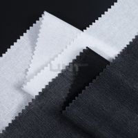Quality 70 gsm Plain Weave Shirt Interlining with PA Adhesive for Collar and Cuff for sale