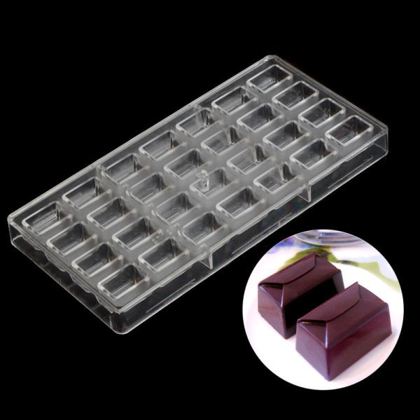 Quality PS DIY Square Shape Chocolate Mould 3D Polycarbonate Customized for sale
