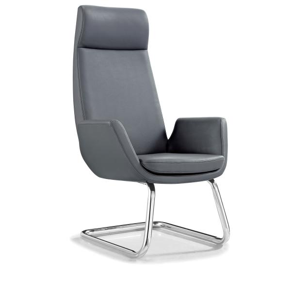 Quality Tilt Sterling Executive Leather Office Chair Aluminium Frame for sale