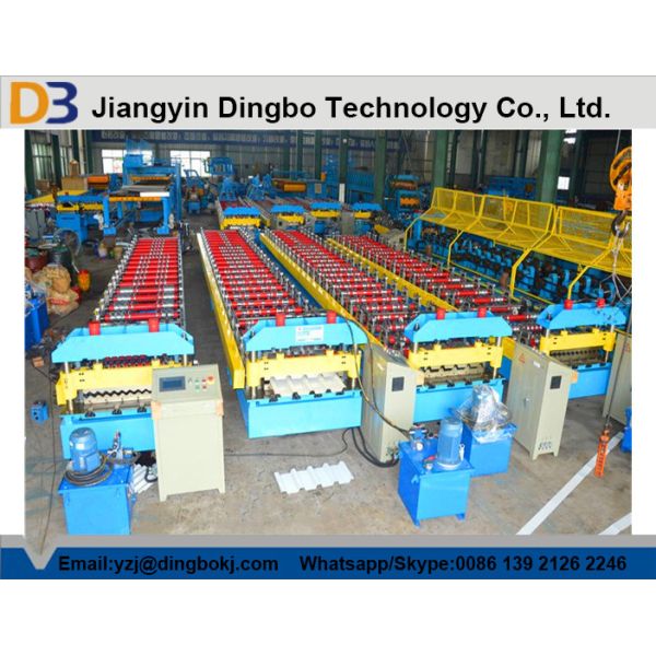 Quality Hydraulic Curving Machine with Line Speed 0-10m / min for Arch Roof Panel for sale