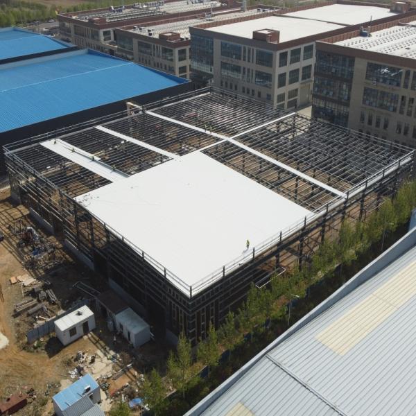 Quality Sa 2.5 Shot Blasting Steel Structure Workshop Pre Engineered Building for sale