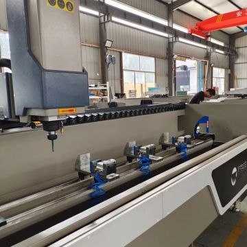 Quality 3200mm Processing Length Aluminum Window Frame Door Frame CNC Drilling Milling for sale