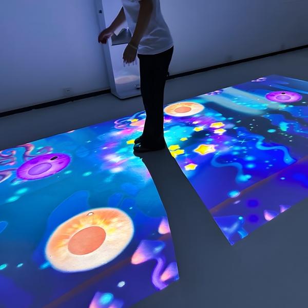 Quality Mobile All-in-One Interactive Ground Projection Machine for sale