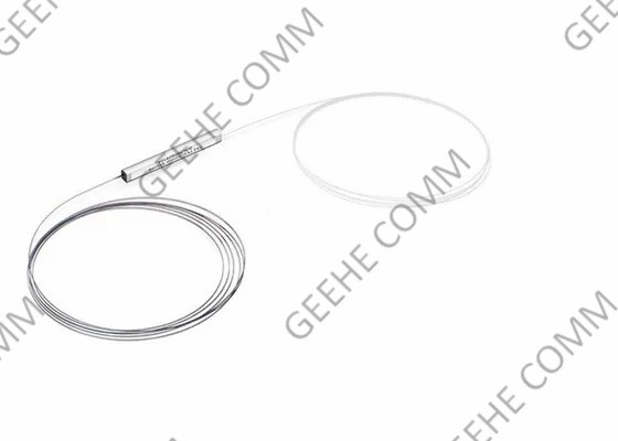 Quality Steel Tube Type FTTH Bare 1x4 PLC Splitter for sale