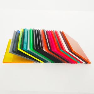Quality Customizable Cast Plexiglass Sheet 3x1220x2440mm with 94% Light Transmission for sale