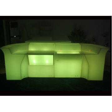 Quality Mobile LED Bar Counter Sets , Illuminated Bar Counter For Party Drink Use for sale
