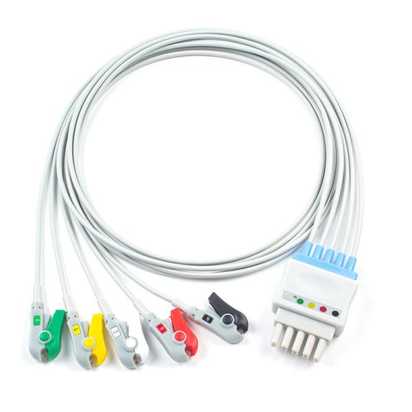 Quality GE Datex Ohmeda 545316 545318 2.0 5 Lead ECG EKG Patient Monitor Cable for sale
