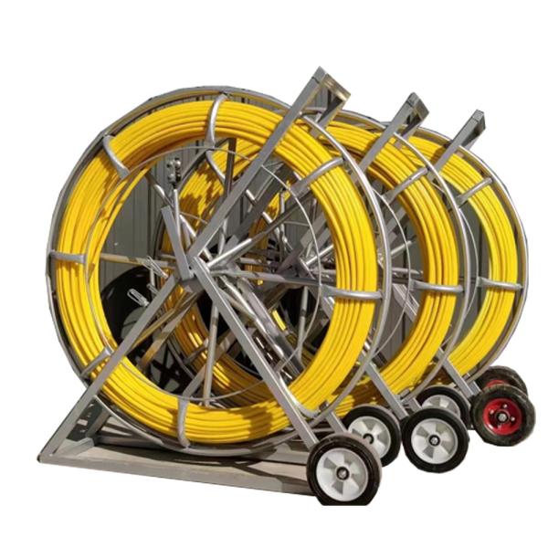 Quality Pultrusion Pultruded Duct Rodder Pusher for Underground / Fiberglass Cable for sale