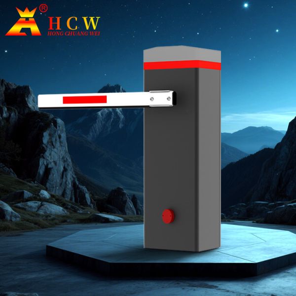 Quality HCW Parking Barrier Gate High Speed Brushless Motor 150W Automatic with Led for sale