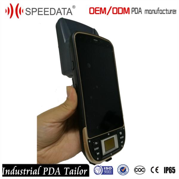 Quality High Definition 5.0 Inch Biometric Fingerprint Scanner Quad Core 1.3GHz for sale