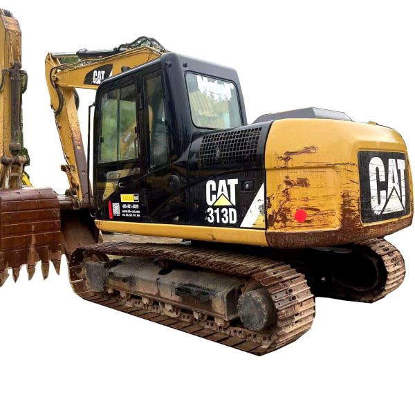 Quality Used Second Hand Mini Heavy Duty Digger Excavator 313 With Original Hydraulic Valve for sale