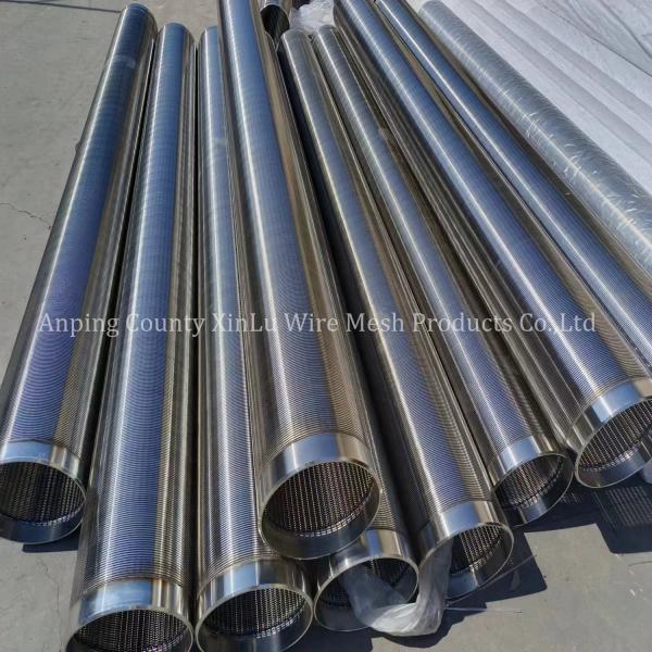 Quality Deep Well Johnson Vee Wire Screen Pipe for Various Water Treatment Applications for sale
