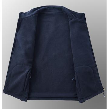 Quality Multi Pockets Cargoes Waistcoat Solid Color Utility Zipper Sleeveless Sherpa for sale