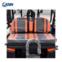 Quality Buggy Custom Golf Cart Seat Kit Permanent Black And Orange ODM for sale