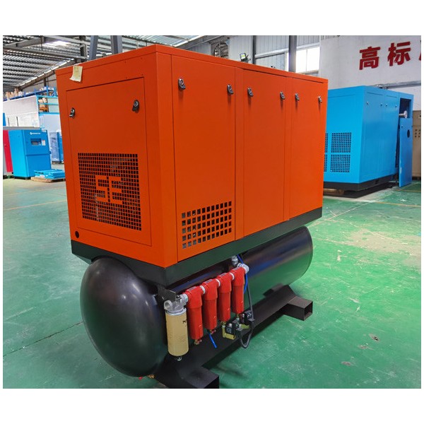 Quality 4 In 1 VSD Industrial Rotary 20 Hp Air Compressor With Dryer Air Tank for sale