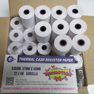 Quality A GRADE Sharp Clean Imaging Jumbo Thermal Paper Roll For ATM/POS ROLL for sale